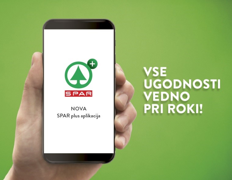 SPAR Slovenija z novo mobilno aplikacijo SPAR plus - siol.net