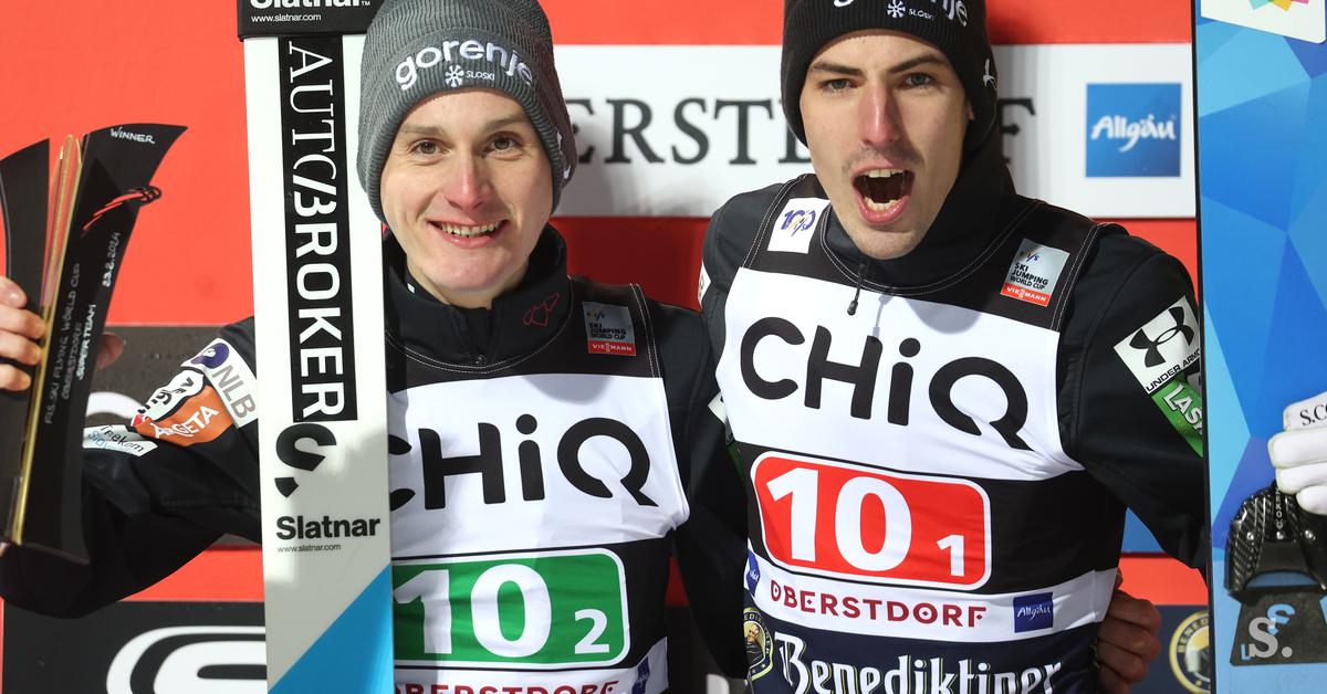 Zgodovinska zmaga za slovenske skoke! #video - siol.net