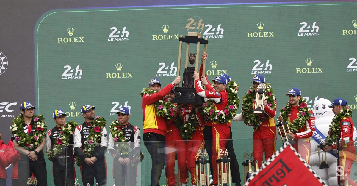 Ferrari drugič zapored osvojil 24 ur Le Mansa - siol.net