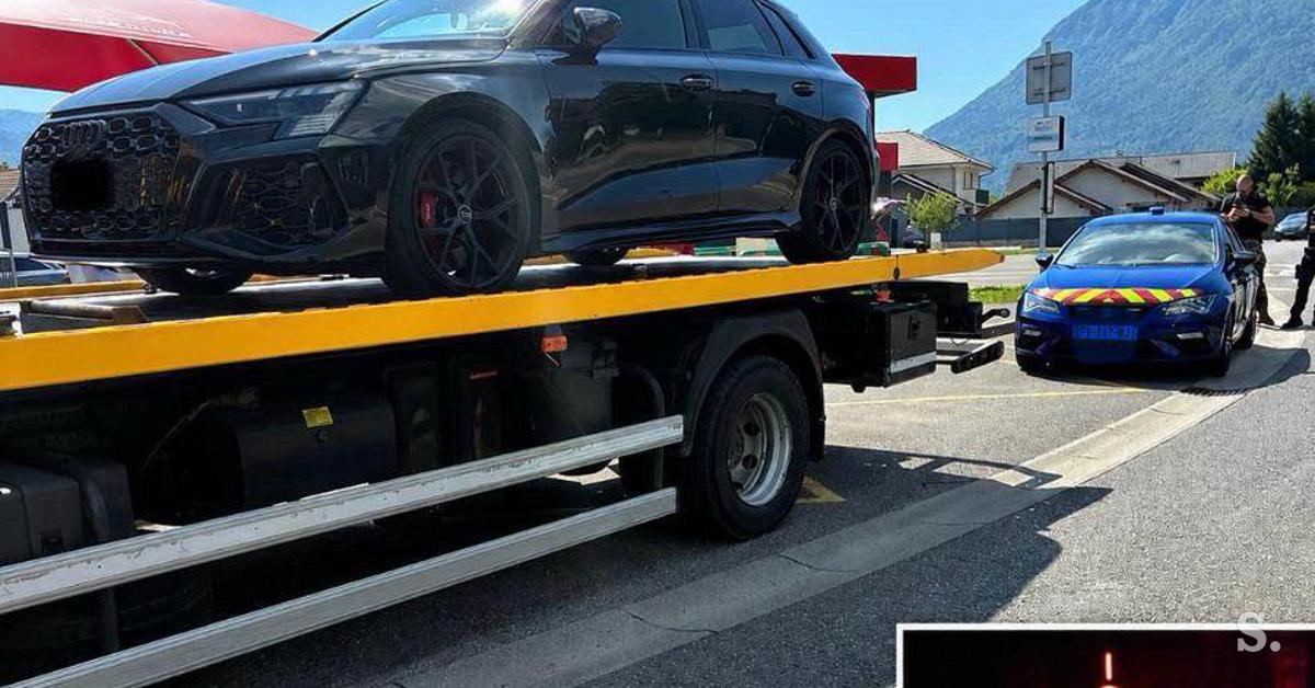 Nov rekord? Z audijem RS3 po francoski avtocesti kar 287 kilometrov na ...