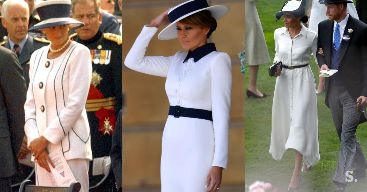 Tako se je Melania poklonila princesi Diani in Meghan Markle #video # ...