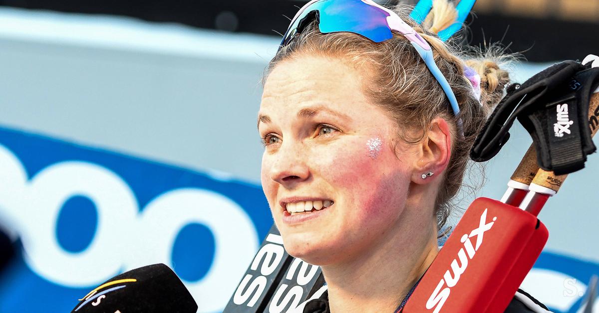 Jessica Diggins na skupinskem startu, Mandeljc 55. - siol.net