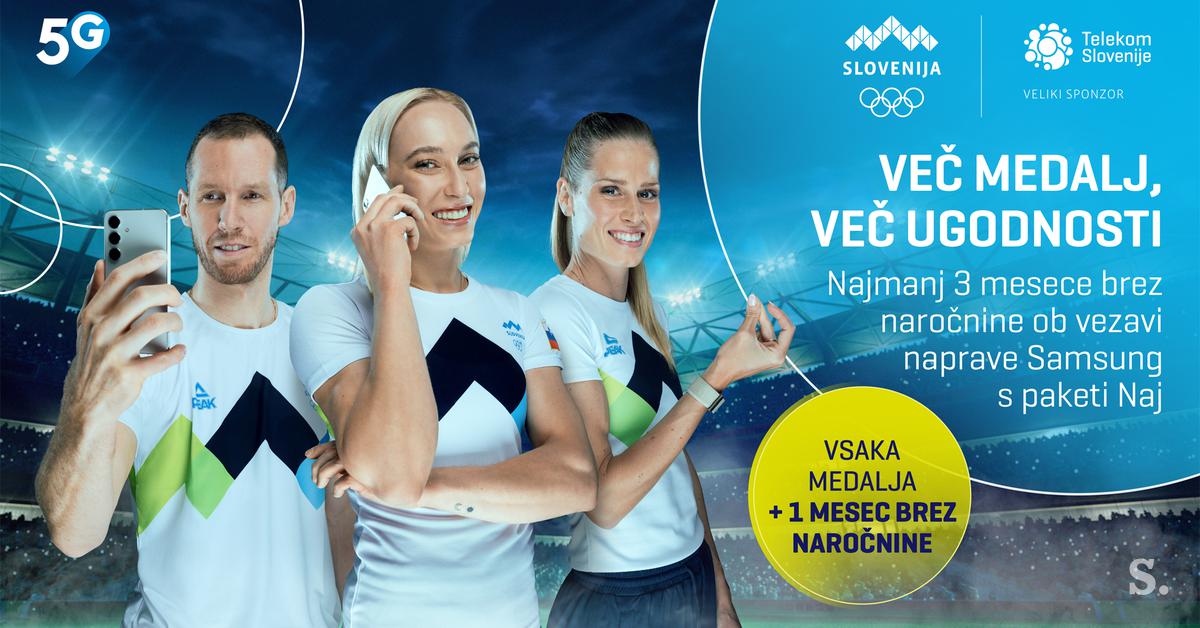 Telekom Slovenije podarja tri mesečne naročnine ter dodatno naročnino ...