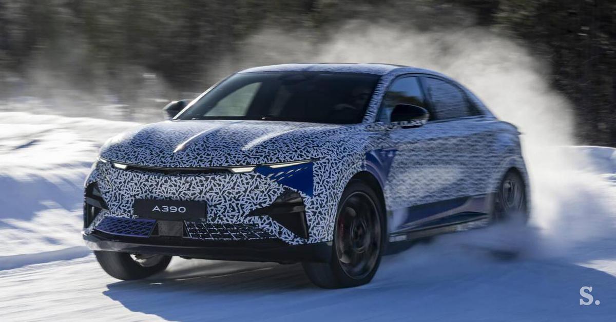 Alpine A390 – testiranje na severu Evrope, prvič so znane mere ...