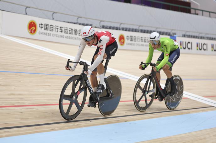 Peterlin v Perthu na velodromu do petega mesta v svetovnem pokalu ...