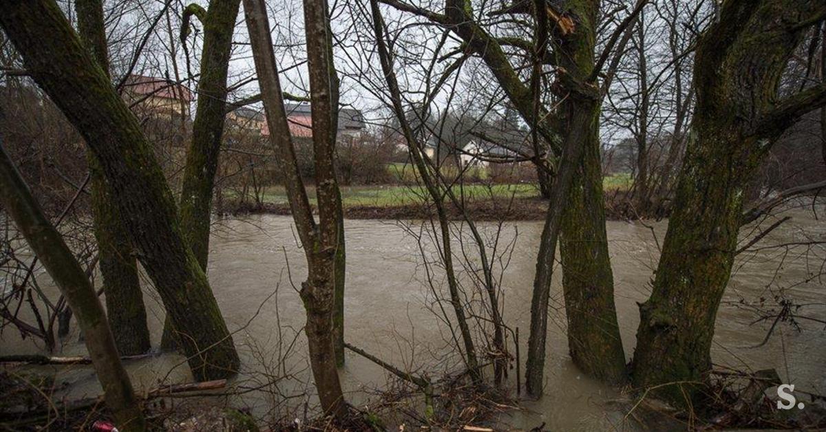 Reka Vipava in njeni pritoki poplavljajo (foto in video) - siol.net