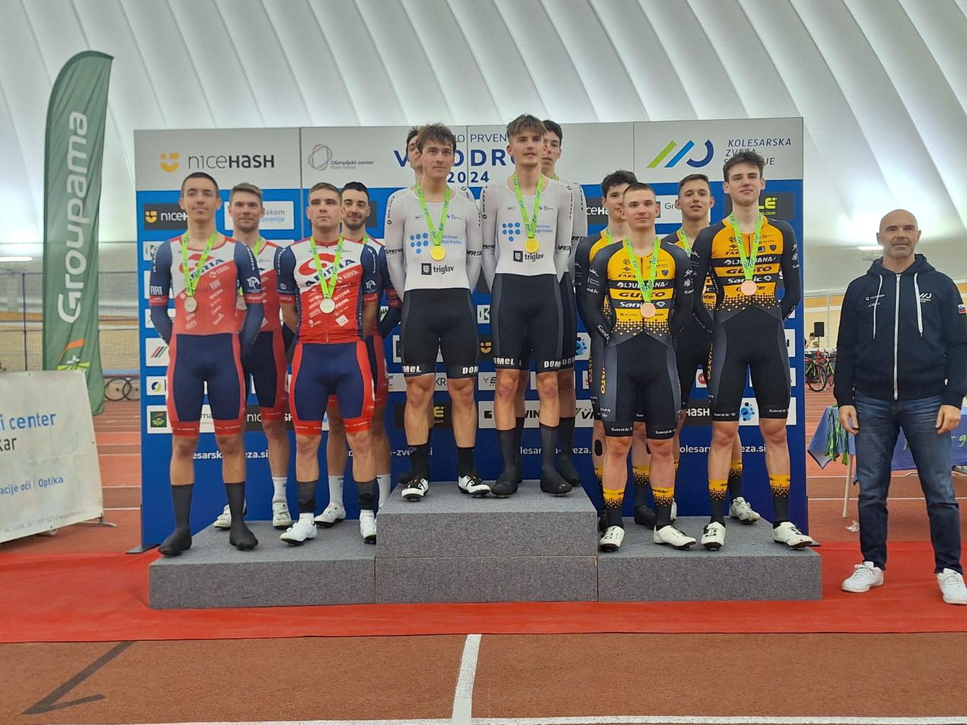 Eržen in Peterlin z DP na velodromu s štirimi naslovi - siol.net