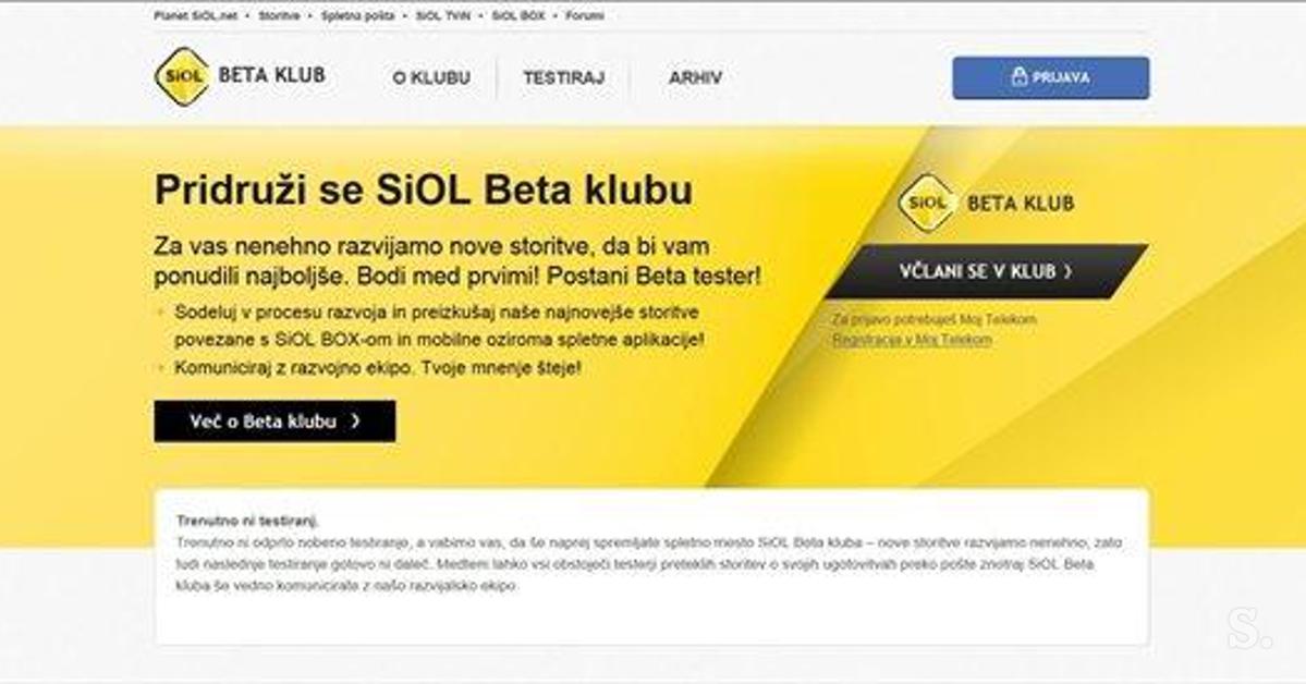 SiOL Beta klub prejel nagrado za komunikacijsko odličnost - siol.net