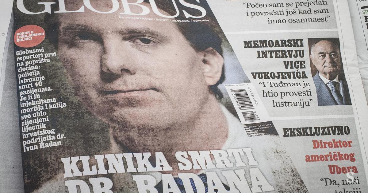 Hrvaški Globus: Je Ivan Radan usmrtil kar 40 pacientov? - siol.net