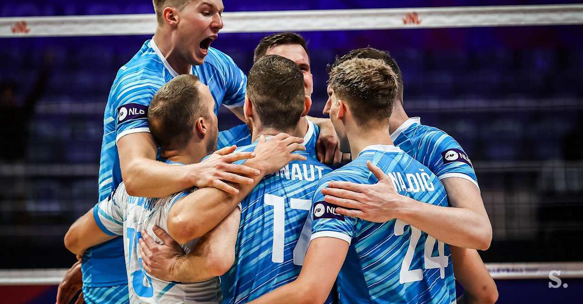 Slovenski odbojkarji z zmago začeli ligo narodov v Riu - siol.net