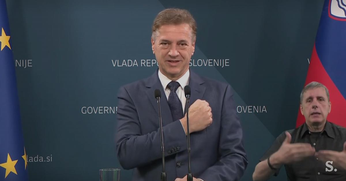 Golob sklenil mandat: Srečno, Slovenija! - siol.net