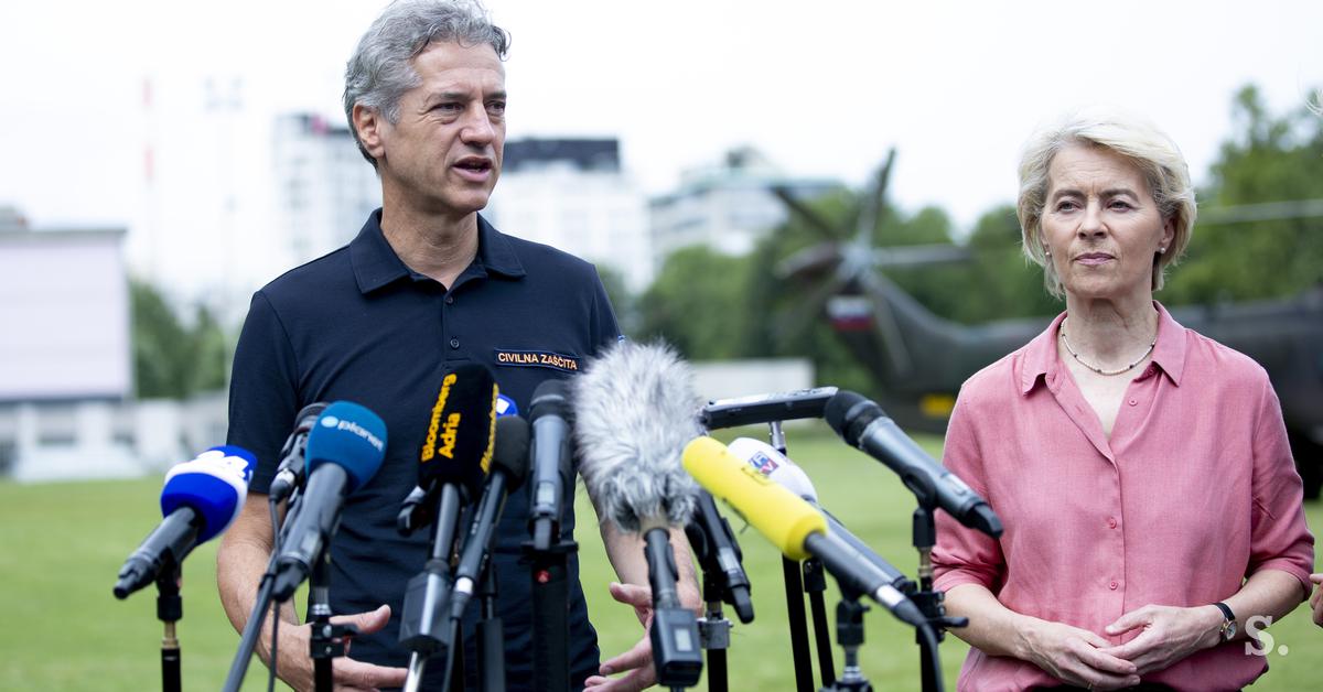 Slovenija je gostila predsednico Evropske komisije Ursulo von der Leyen ...